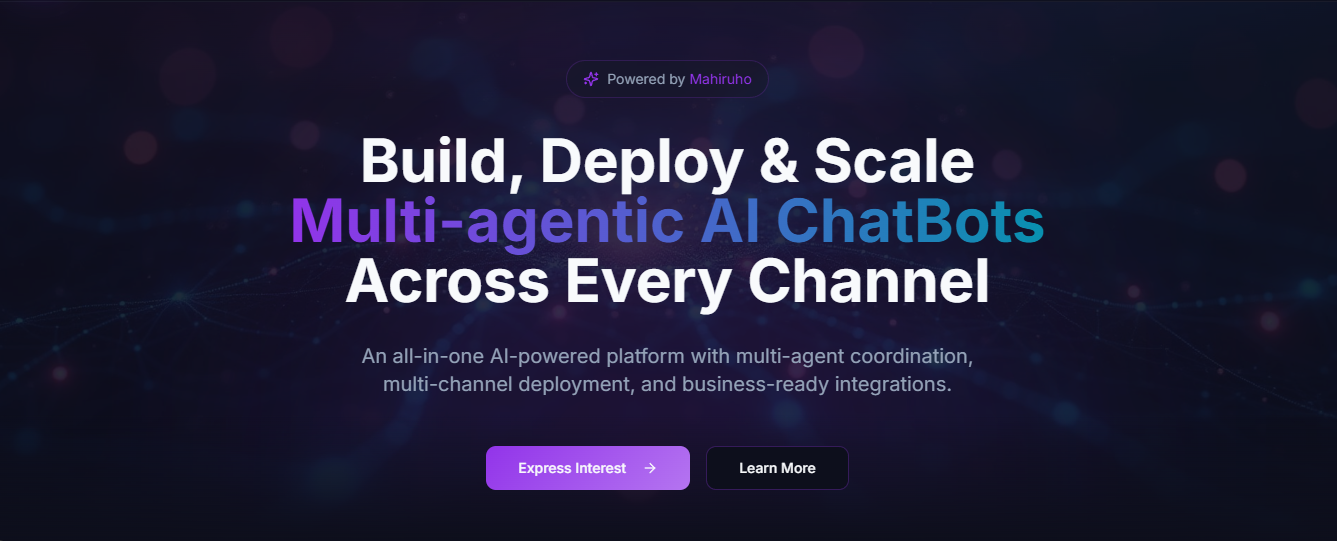 mChatBot - Enterprise Multi‑Agent Chatbots Across Every Channel